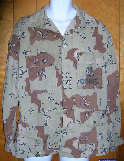 Desert Storm USMC Chocolate Chip Uniforms - CAMOUFLAGE UNIFORMS - U.S ...