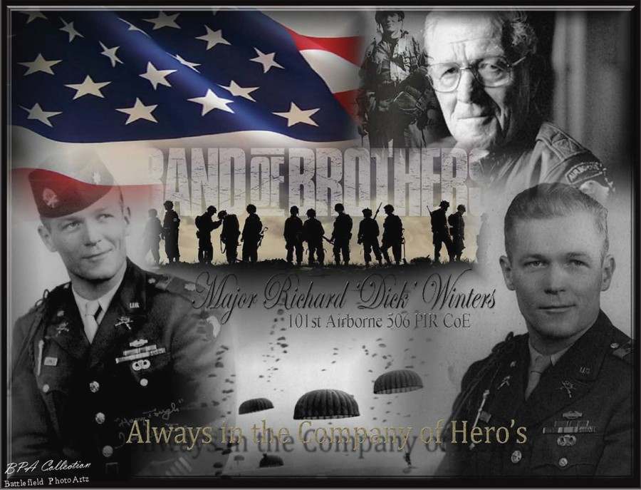 Maj. Winters last jump! - TAPS - U.S. Militaria Forum