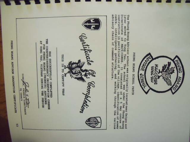 Vietnam war era Phoenix Program patch - Page 2 - ARMY AND USAAF - U.S ...