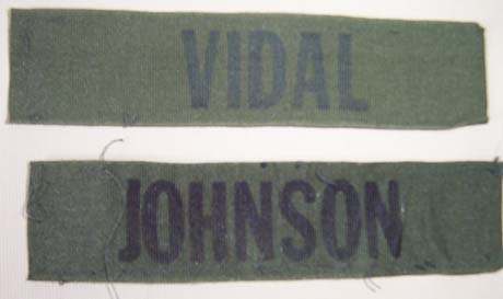 Name Tapes - ARMY AND USAAF - U.S. Militaria Forum