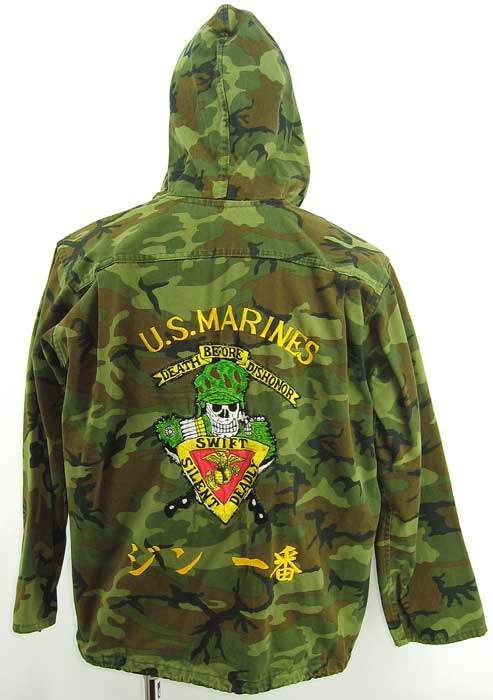 USMC Recon woodland camo hoodie - CAMOUFLAGE UNIFORMS - U.S. Militaria ...