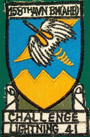 158th Avn. Insignia. - ARMY AND USAAF - U.S. Militaria Forum