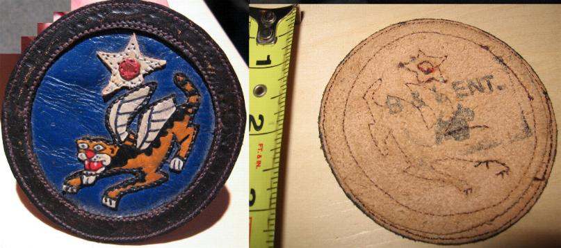 Flying Tiger leather patch - ARMY AND USAAF - U.S. Militaria Forum