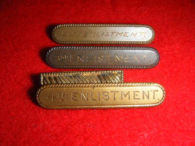 Marine Corps Good Conduct Enlistment Bars - MEDALS & DECORATIONS - U.S ...