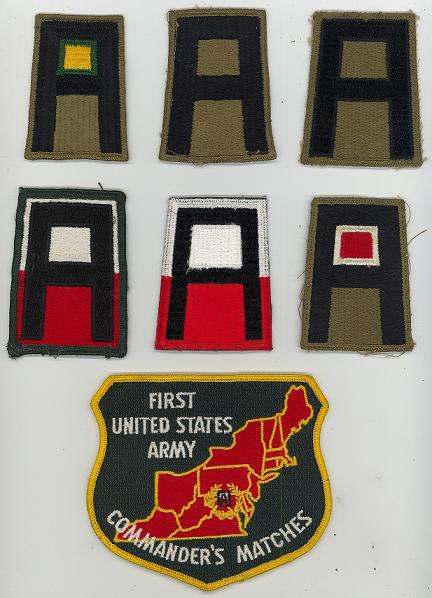 My small collection of 1st Army patches - ARMY AND USAAF - U.S ...