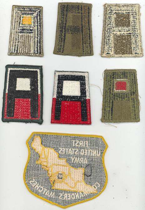 My small collection of 1st Army patches - ARMY AND USAAF - U.S ...