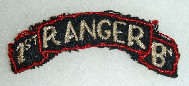 Interesting 1st Ranger Bn Patch - ARMY AND USAAF - U.S. Militaria Forum