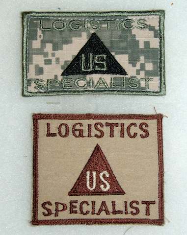 Subdued US Logistic Specialist Patch - ARMY AND USAAF - U.S. Militaria ...