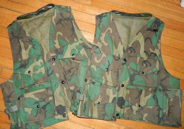 ERDL Nylon custom Ranger vests . - CAMOUFLAGE UNIFORMS - U.S. Militaria ...