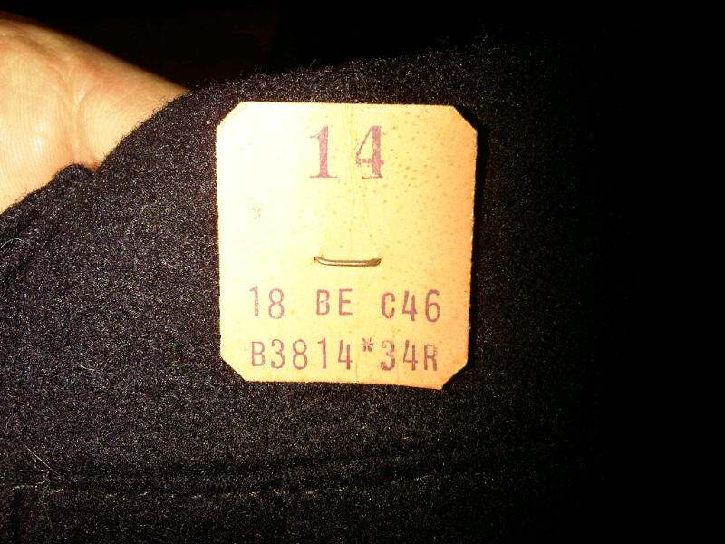 Help with reading a Navy Contract Label - NAVAL & SEA SERVICE UNIFORMS ...