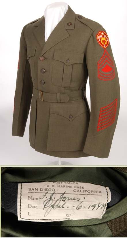 The restored USMC uniform of a two-time world record holder - UNIFORMS ...