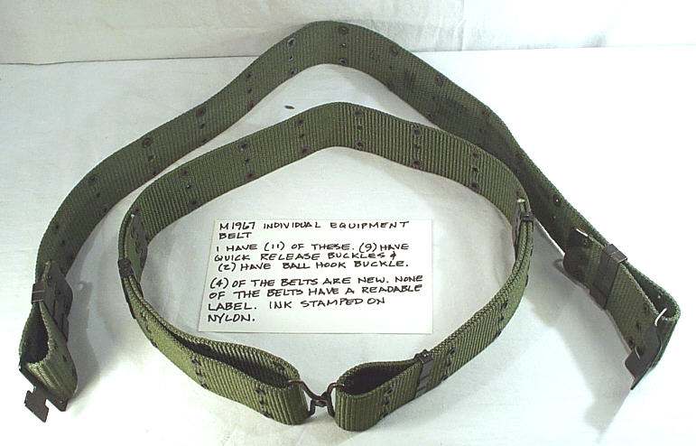 m1967 Davis Belt Experimental ??? - FIELD & PERSONAL GEAR SECTION - U.S ...