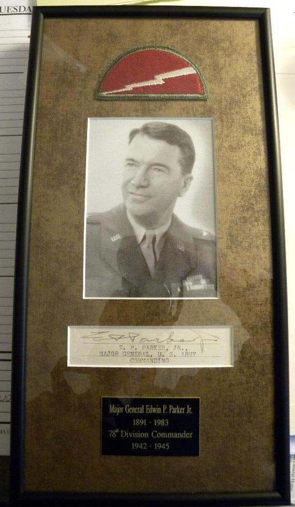 Major General Edwin Parker 78th Division - EPHEMERA, PHOTOGRAPHS ...