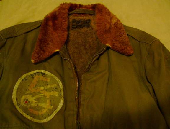 WW2 B-10 Jacket--Painted 43rd BG "Lucky Dicers" - UNIFORMS - U.S ...