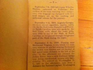 WW1 booklet - EPHEMERA, PHOTOGRAPHS & MILITARY ARTWORK - U.S. Militaria ...