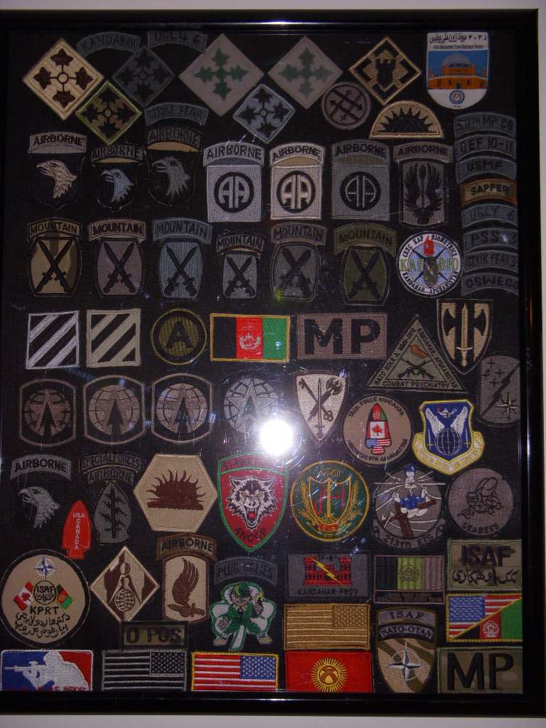 Variety of flag patches worn on ACU's - ARMY AND USAAF - U.S. Militaria ...
