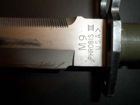 M-9 Phrobis - 1st GEN - Chevron - EDGED WEAPONS - U.S. Militaria Forum