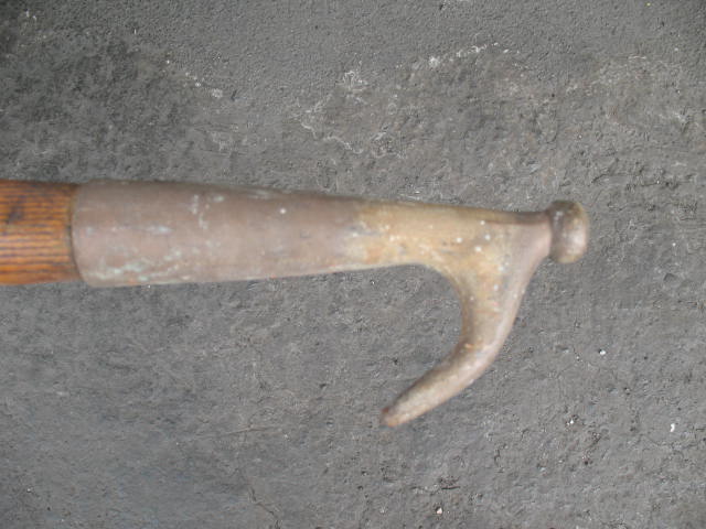 US Navy Grapnel USN 15 FATHOM GRAPPLING HOOK & 9' BOAT HOOK - NAVAL SEA ...