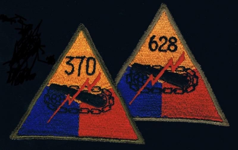 A Pair of German made Armored Triangles - ARMY AND USAAF - U.S ...