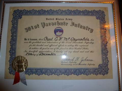 Local Auction Find - WWII 101st 501 PIR - GROUPINGS PAGE - U.S ...