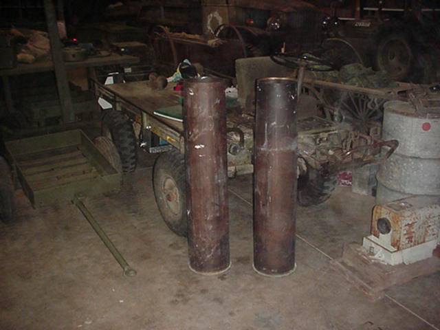 Huge brass artillery shells - FIREARMS - U.S. Militaria Forum