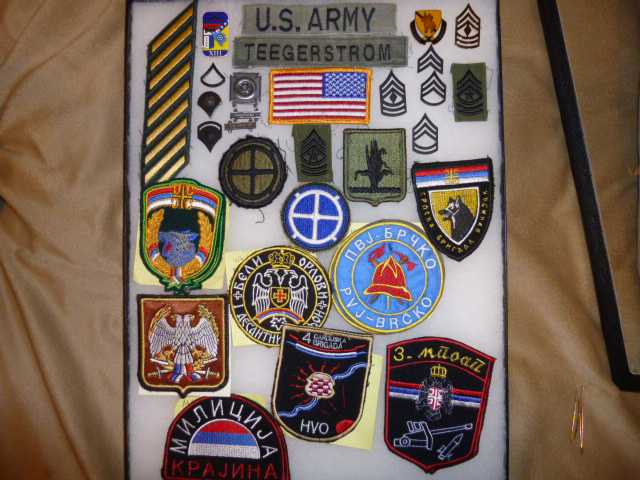Nebraska National Guard members patches from Bosnia - SPOILS OF WAR - U ...