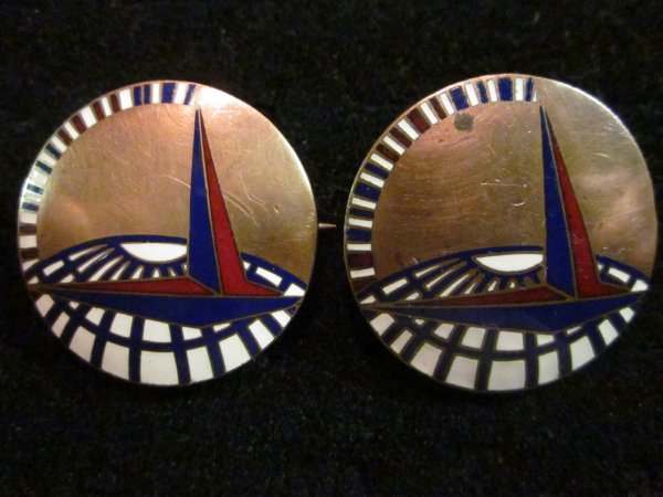 Air Corps Ferry Command "ACFC" Morse Code DI's - COPPER - WING BADGES ...