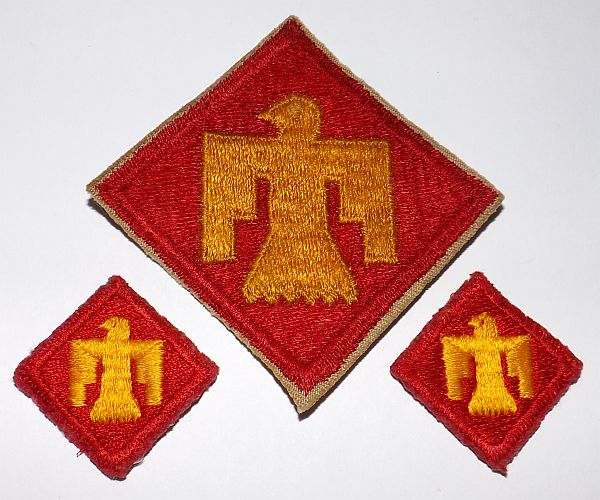 Miniature 45 Division patches - ARMY AND USAAF - U.S. Militaria Forum