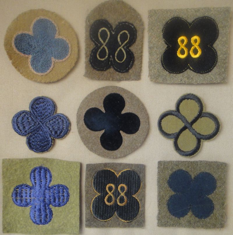 WW1 88th Division Patch Variations - ARMY AND USAAF - U.S. Militaria Forum