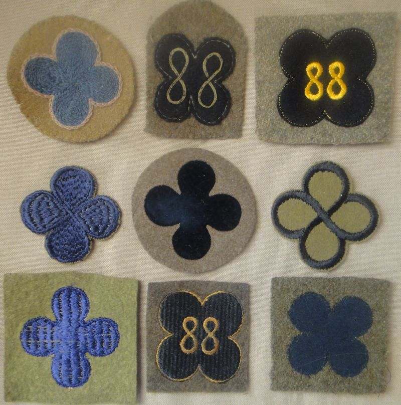 WW1 88th Division Patch Variations - ARMY AND USAAF - U.S. Militaria Forum