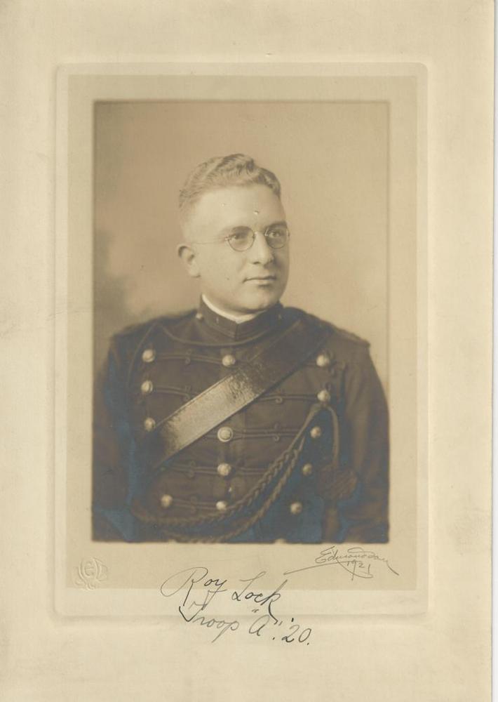 Roy Lock Troop "A" 1920 - 1921 range, Signed by photographer - EPHEMERA ...