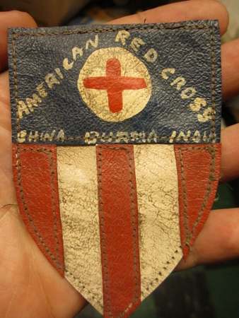 CBI American Red Cross Patch in leather - ARMY AND USAAF - U.S ...