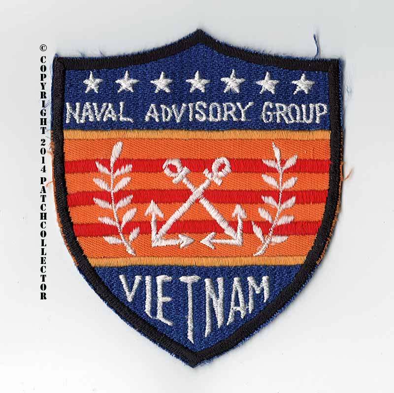 A theatre made Naval Advisory Group Vietnam patch - NAVY, COAST GUARD ...