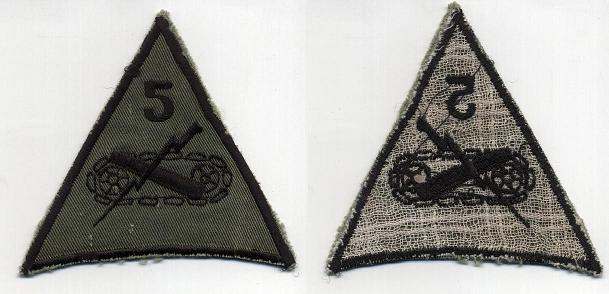 Asian Made Subdued 5th Armored Division Patch? - ARMY AND USAAF - U.S ...
