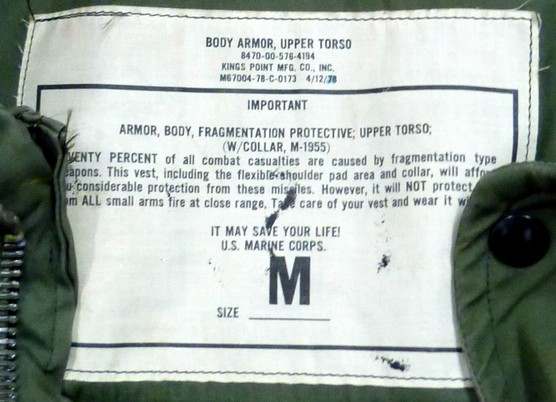 1st pattern m55 vest - BODY ARMOR - U.S. Militaria Forum