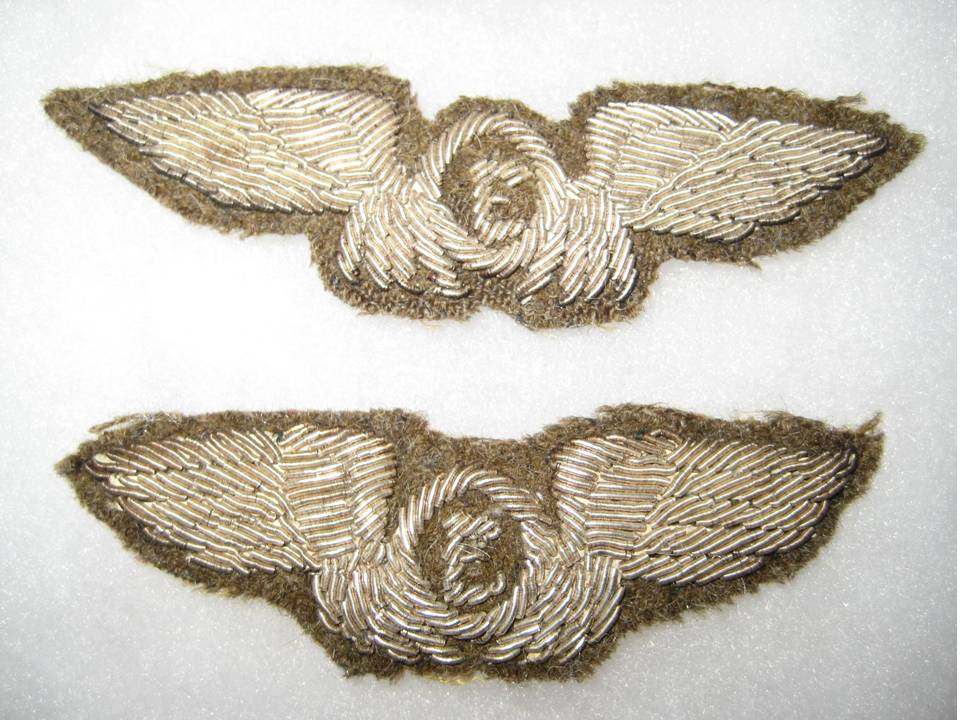 What Wings are these? Bullion 'E' wing and Cap Badge(?) - WING BADGES ...