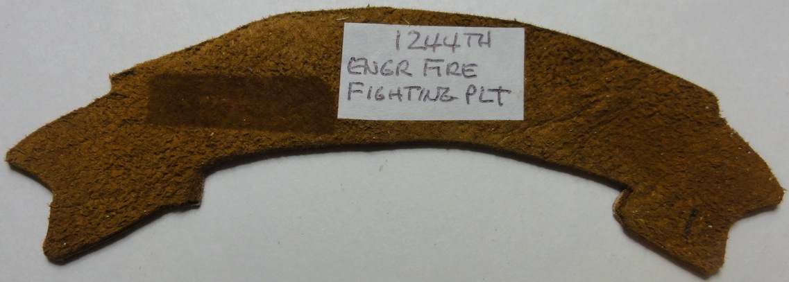 1244th Engineer Fire Fighting Platoon Tab - ARMY AND USAAF - U.S ...