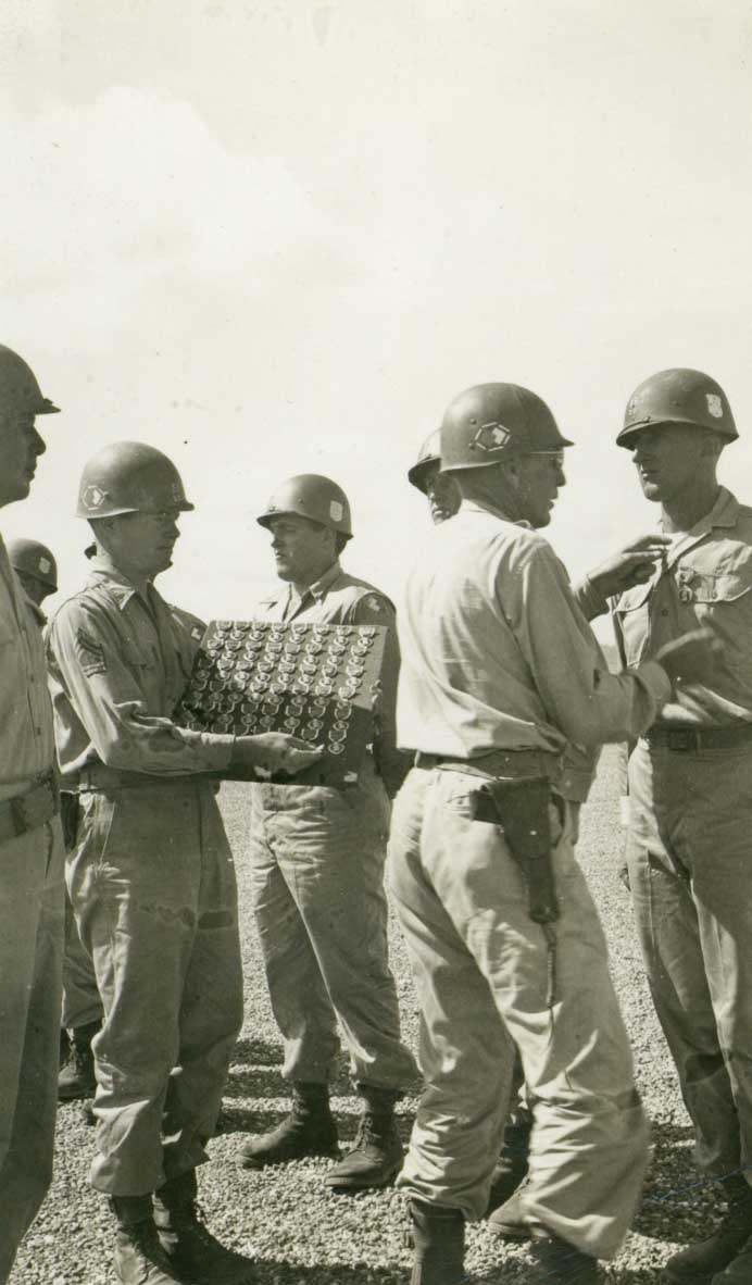 96th ID unit marked helmet or liner examples? - M-1; M-1C & M-2 HELMETS ...
