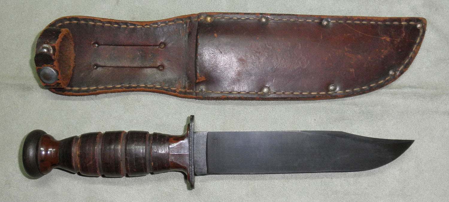 WWII Kabar with Parkerized 6-inch Blade - EDGED WEAPONS - U.S ...