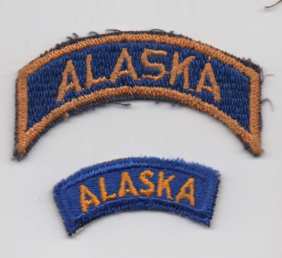WW2 Alaska Tabs - ARMY AND USAAF - U.S. Militaria Forum
