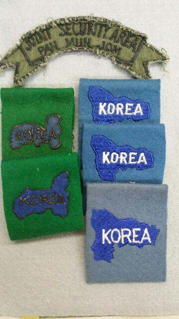 Korea tabs and scroll - ARMY AND USAAF - U.S. Militaria Forum