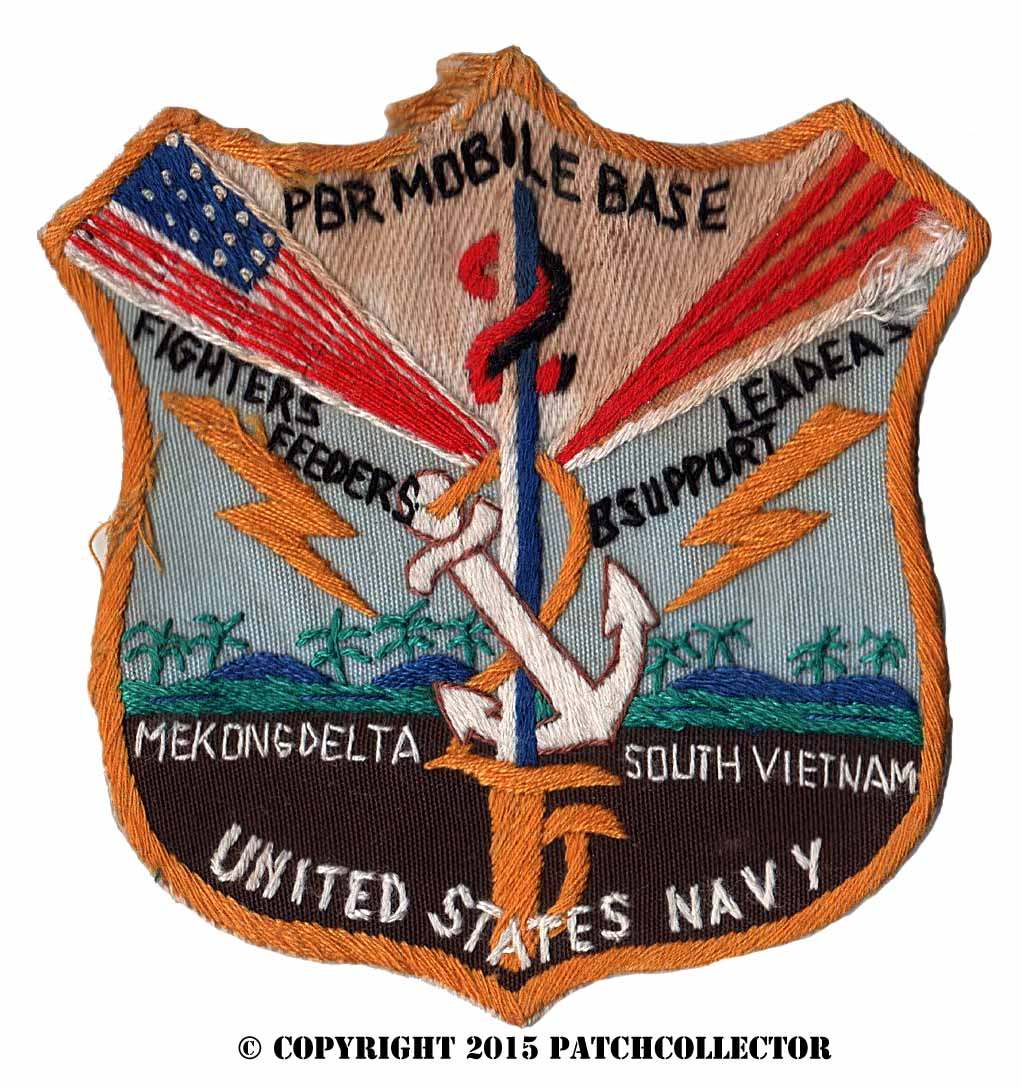 A Vietnam war era PBR Mobile Base Two patch - NAVY, COAST GUARD AND ...