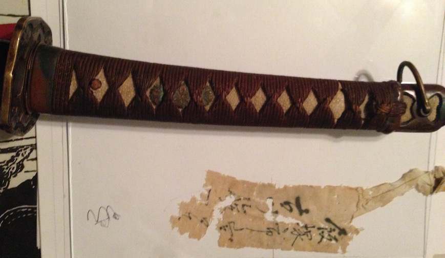 Japanese Sword Bringback with Surrender tag - Iwo Jima - SPOILS OF WAR ...