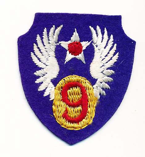 Just a 9th Air Force Patch - ARMY AND USAAF - U.S. Militaria Forum