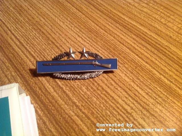 Triple Award Combat Infantryman Badge - COMBAT / EXPERT INFANTRY BADGE ...