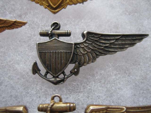 Interesting USN Wings/Pins - Silver half wing - WING BADGES - U.S ...