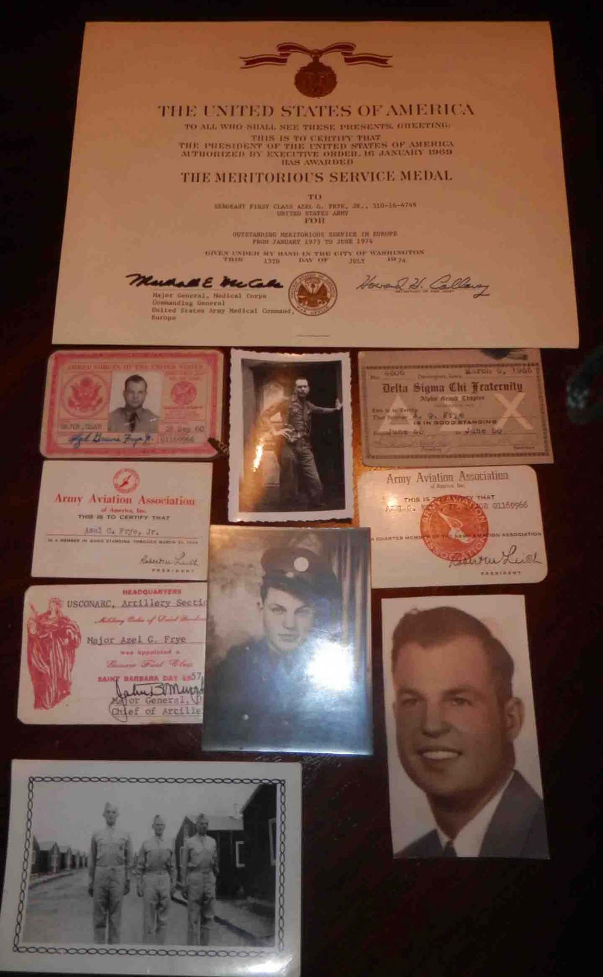 Vietnam Veteran, Papers, Citations, Insignia - EPHEMERA, PHOTOGRAPHS ...