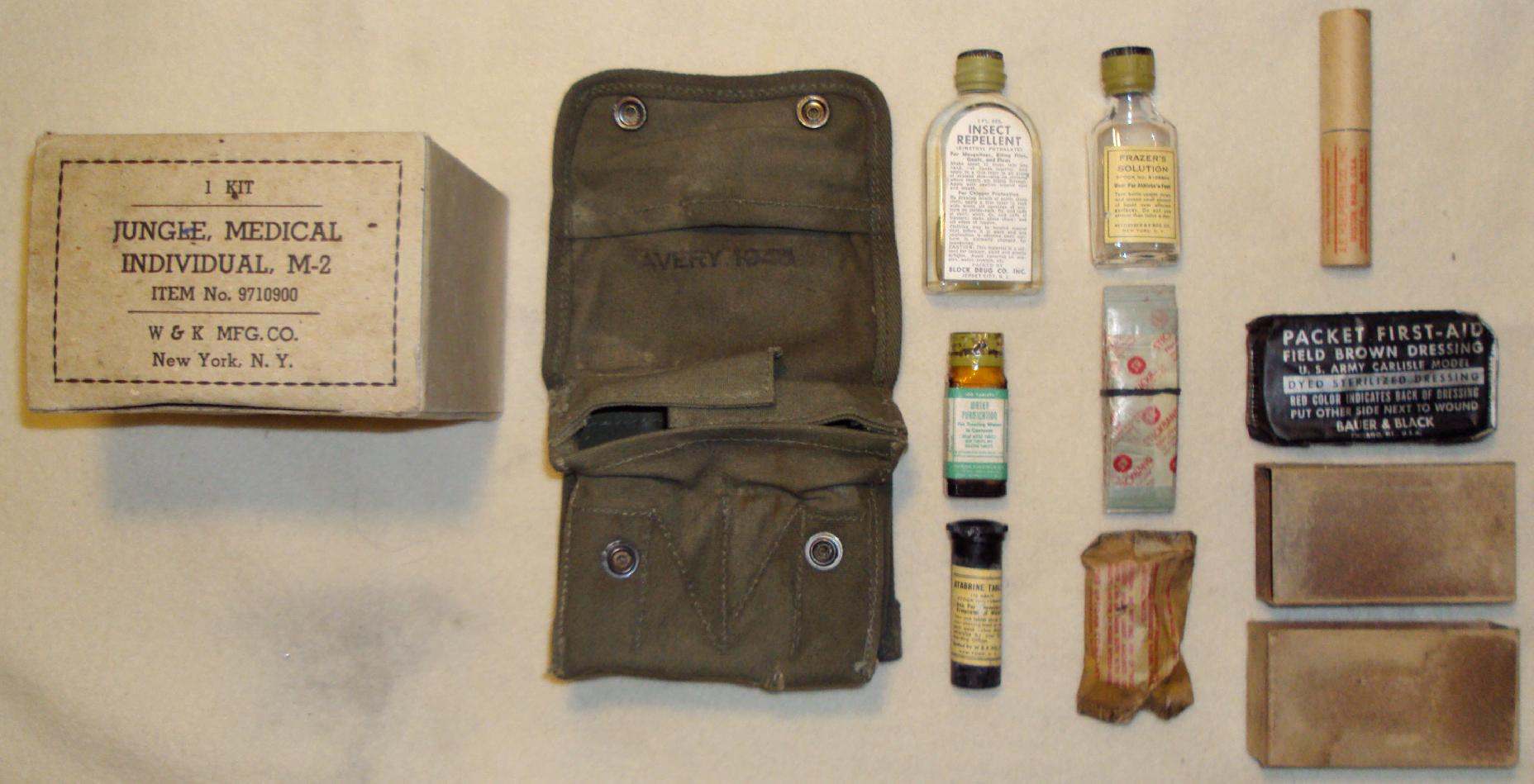 Jungle First Aid Kits - MEDICAL CORPS - U.S. Militaria Forum