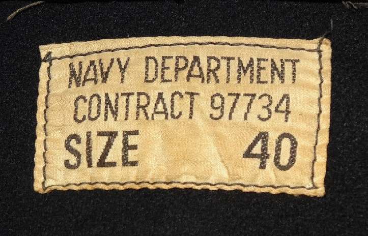WW2 blue USN deck Jacket - NAVAL & SEA SERVICE UNIFORMS - U.S ...