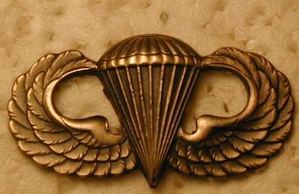 Strange Made in USA hallmarked Para Wing - AIRBORNE, GLIDER TROOPS ...